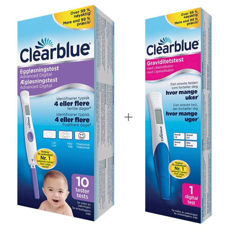 Clearblue digital sæt - Advanced ægløsningstest og graviditetstest